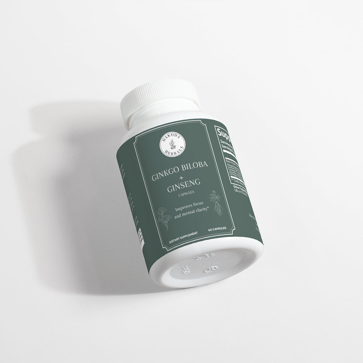 Ginkgo Biloba + Ginseng Supplement, Immune Boosting – Dakoda Goods & Co.
